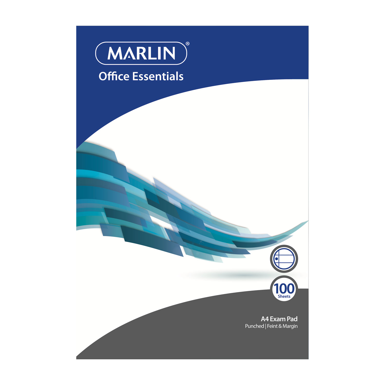 100 Page A4 Exam Pad – Marlin - Samar Office