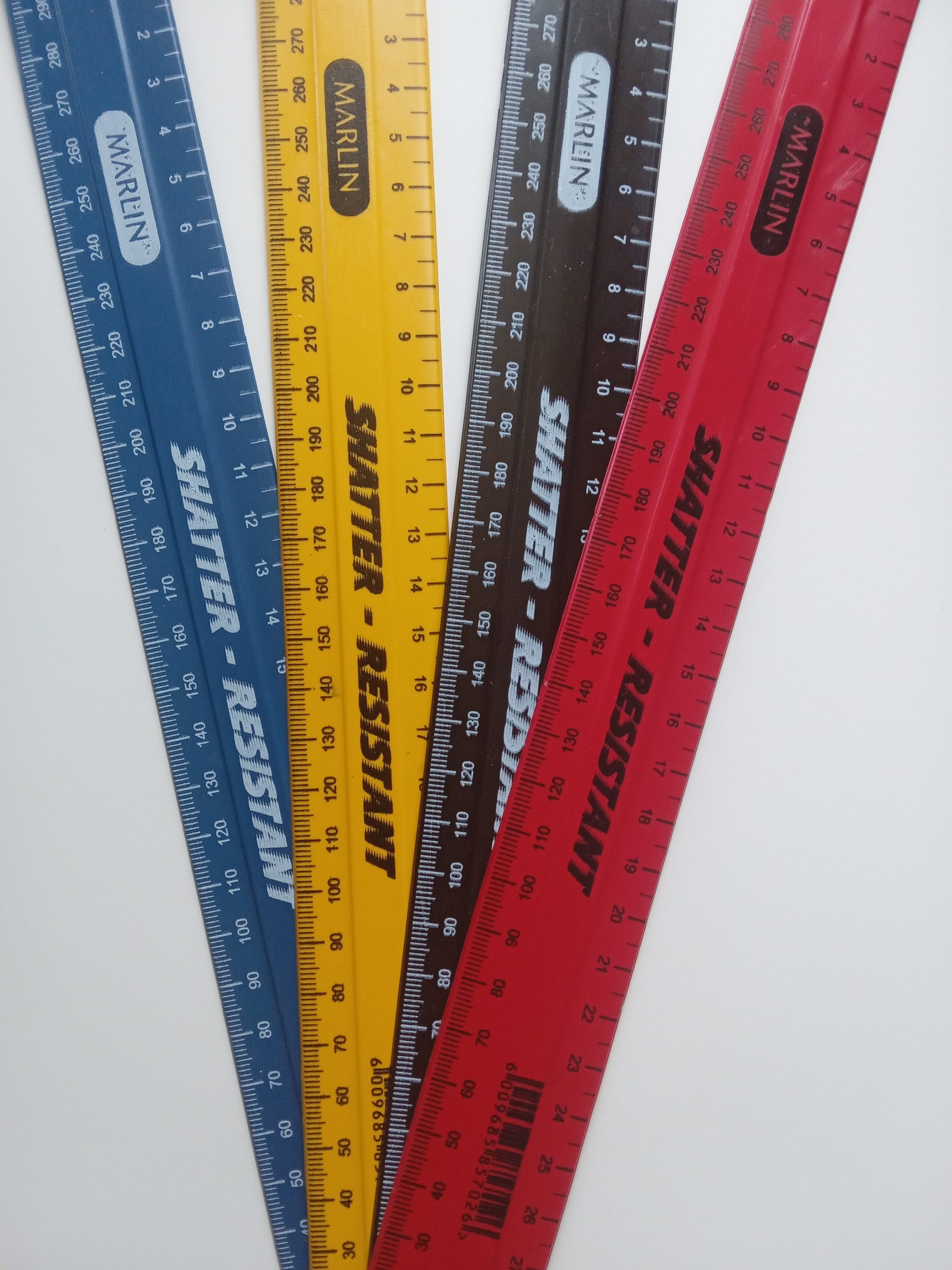 Marlin Shatterproof Ruler – 30cm (10 pack) - Samar Office